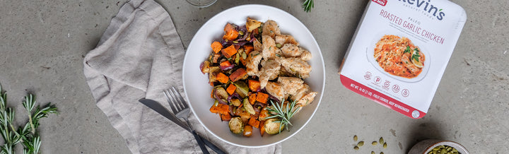 Roasted Garlic Chicken and Fall Vegetables - Kevin's Natural Foods