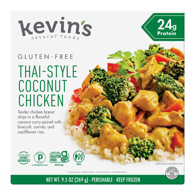 Thai-Style Coconut Chicken Frozen Bowl – Kevin's Natural Foods