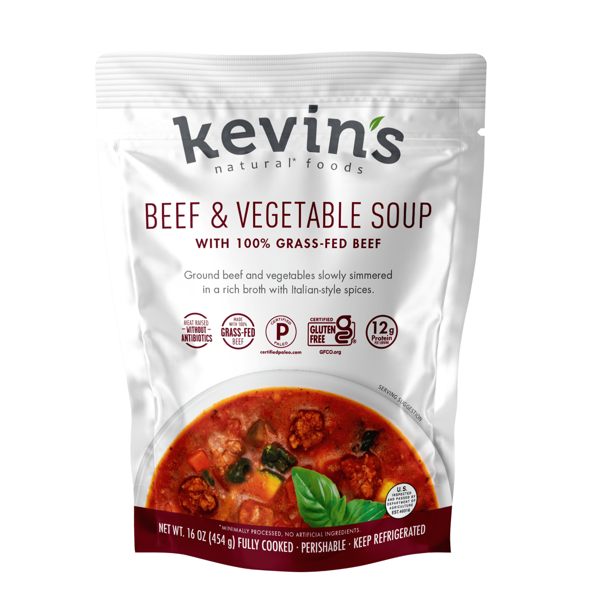 Beef & Vegetable Soup – Kevin's Natural Foods