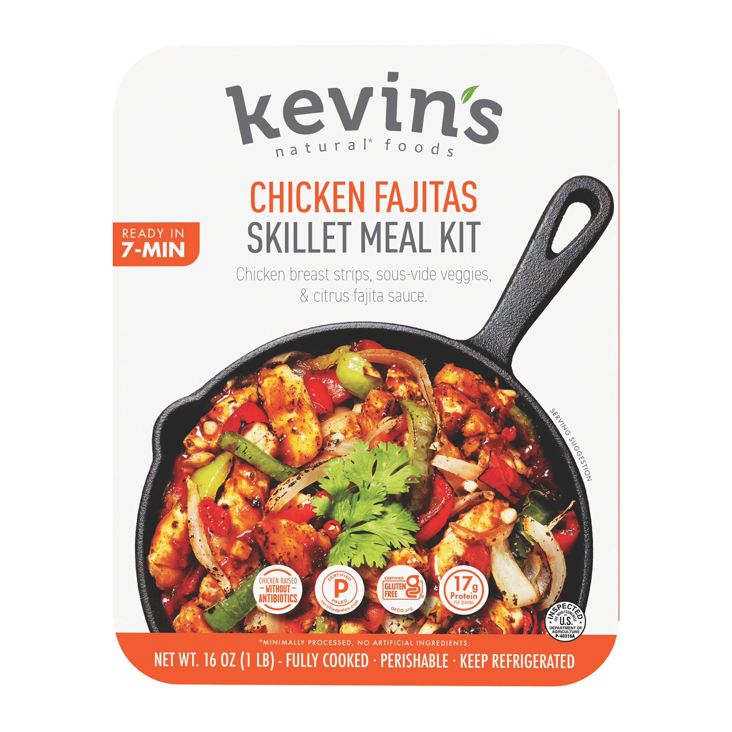 Chicken Fajitas Skillet Meal Kit – Kevin's Natural Foods